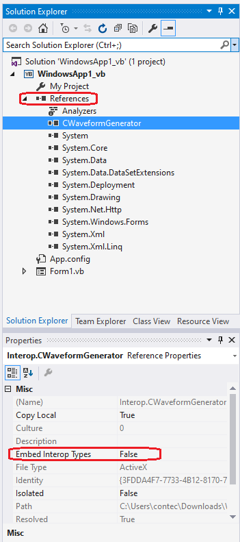 Visual Basic .NET(.NET Framework)
