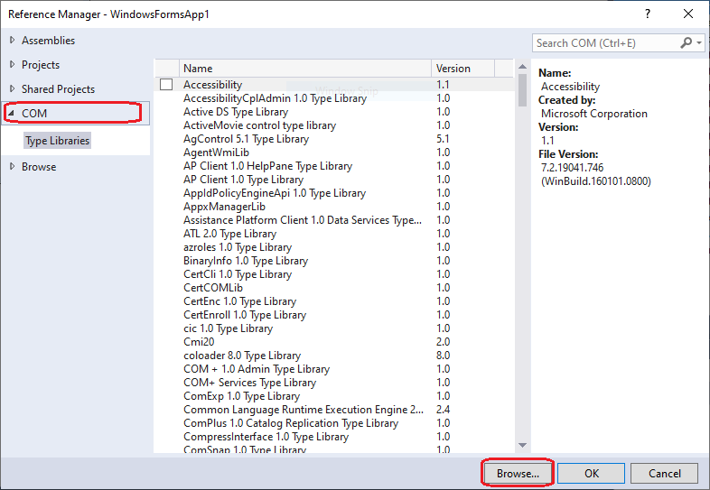 Visual C Net Framework